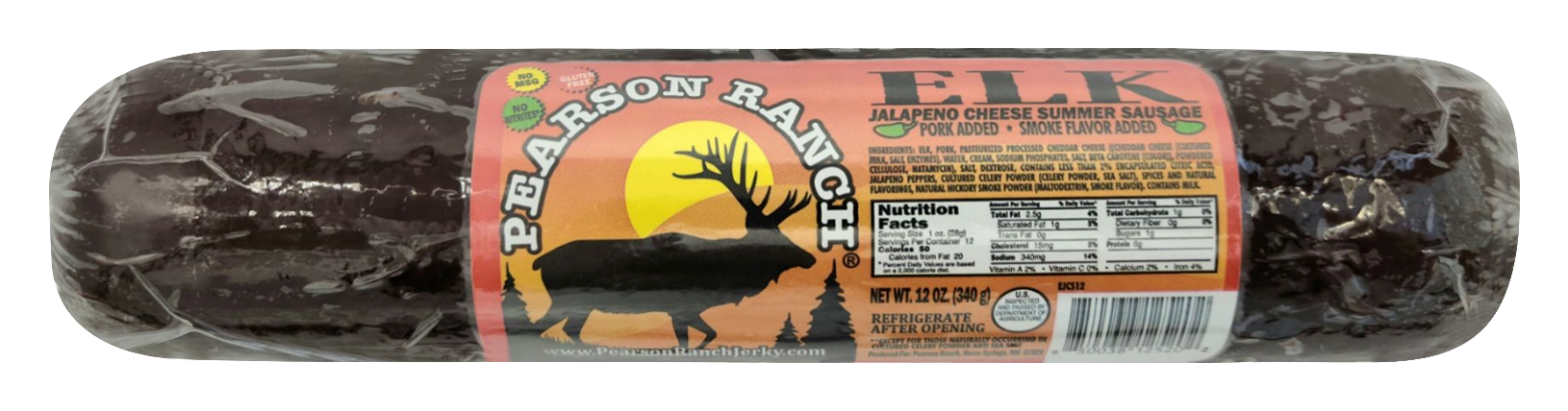 Pearson Ranch Jalapeno Cheese Elk Summer Sausage | Cabela's